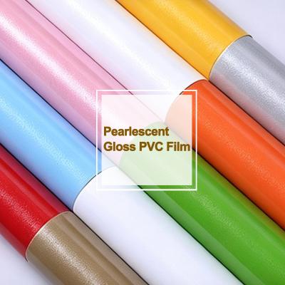 China Custom OEM High Gloss PVC Decorative Foil Film 0.10-0.50mm for MDF Board Furniture for sale