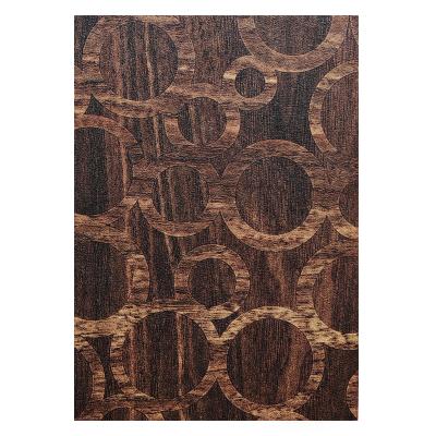 China 3D Textured Wood Grain PVC Film 0.15mm 1260mm for Interior Profile Wrapping for sale