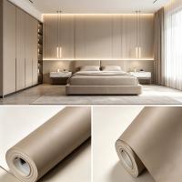 China Custom Color PVC Film for Furniture Anti Fingerprint Vinyl Overlay Matte Finish 0.16mm for sale