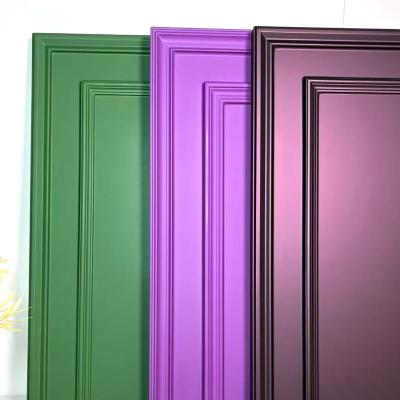 China Super Matte PVC Decor Film Silk Touch Solid Color 0.20mm 1260mm for Furniture Cabinetry for sale