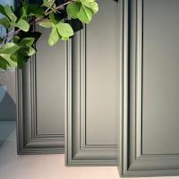 China Super Matte PVC Decor Film Silk Touch Solid Color 0.20mm 1260mm for Furniture Cabinetry for sale