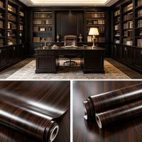 China Custom Size Natural Wood Grain PVC Decor Film 0.10-0.60mm High Definition PVC Foil for Furniture for sale