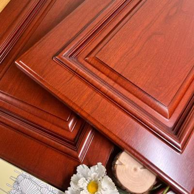 China 3D Wood Grain PVC Decor Film 0.10-0.60mm Thickness for MDF Cabinet Door Lamination for sale