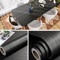 China PVC Self Adhesive Wood Grain Vinyl Wrap 0.15-0.50mm Thickness 100-500m Roll Furniture Decor for sale