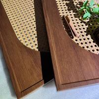 China OEM Width 1.22m Wood Grain PVC Film Interior Decorative Foil for Cabinet Door for sale