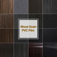 China Customizable Wood Grain PVC Film 0.15-0.50mm Realistic Texture Decorative Foil for Modern Veneering for sale
