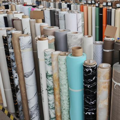 China Fireproof PVC Marble Effect Self Adhesive Film 0.15mm-0.5mm Luxury Stone Texture Wrap For Countertops for sale