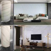China Marble Effect PVC Decorative Film 0.10-0.50mm Waterproof Eco Friendly for Wall Ceiling Panels for sale
