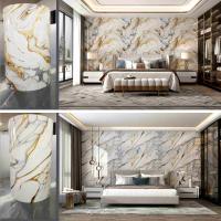 China Marble Effect PVC Decorative Film 0.10-0.50mm Waterproof Eco Friendly for Wall Ceiling Panels for sale