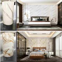 China High Gloss Marble Effect PVC Laminate Film 0.12-0.50mm for Architectural Surface for sale