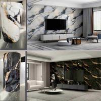 China High Gloss Marble Effect PVC Laminate Film 0.12-0.50mm for Architectural Surface for sale