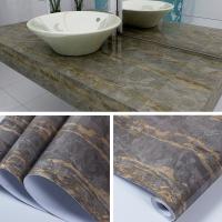 China Marble Effect PVC Decorative Film 0.10-0.60mm for Furniture REACH RoHS for sale