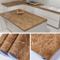 China Marble Effect PVC Decorative Film 0.10-0.60mm for Furniture REACH RoHS for sale