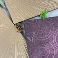 China Matte Textured PVC Membrane Foil 3D Geometric 0.15-0.50mm for Vacuum Press Panels for sale