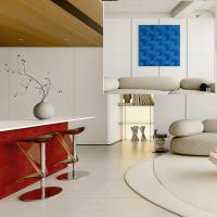 China 3D Textured PVC Membrane Film 0.30mm Stain Resistant for Furniture Wrapping for sale