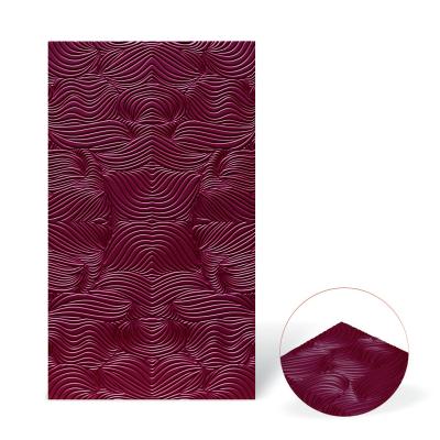 China Decorative Embossed PVC Membrane Foil 0.14mm for High End Furniture Wrap REACH Compliant for sale