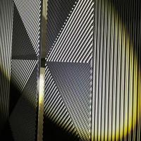 China Modern 3D Geometric PVC Membrane Foil For Kitchen Cabinets Customized Length for sale