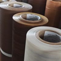 China Scratch Resistant PVC Wood Look Vinyl Wrap Film 0.30mm Moisture Proof for Furniture for sale