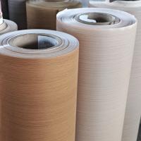 China Scratch Resistant PVC Wood Look Vinyl Wrap Film 0.30mm Moisture Proof for Furniture for sale