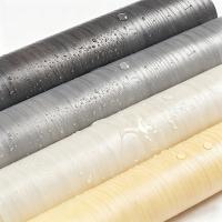 China Wood Grain Self Adhesive PVC Film 80-500m Roll for Furniture Wrap MDF Lamination for sale