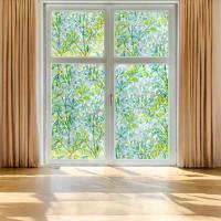 China Commercial Grade Privacy Window Film 17.72x78.74 inch Waterproof Decorative Glass Tint for Projects for sale