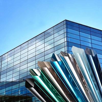 China PET Commercial Shatter Proof Window Film 4 Mil Security Glass Film ISO Standard for sale