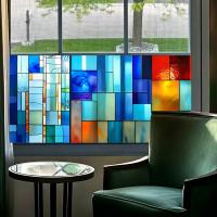 China Custom Color Translucent Anti Shatter Film for Glass 4 Mil Shatter Resistant Window Film for sale