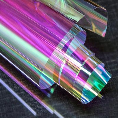 China Anti Scratch Security Window Film 4 Mil Iridescent Shatterproof Glass Safety Tint 99% UV Block for sale