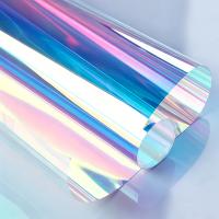China Dichroic Security Window Film 4 Mil Iridescent Shatterproof Architectural Glass Tint for sale