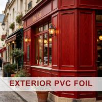 China Anti UV Exterior PVC Foil Weatherproof Self Adhesive Wrap 1.22m x 50m Roll for sale