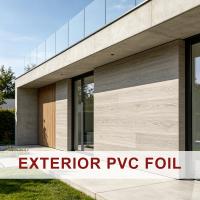 China High UV Resistance Exterior PVC Foil Self Adhesive Wrap 0.12mm 0.40mm for Furniture Facades for sale