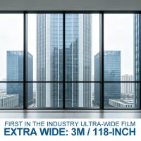 China Industrial Grade 3m Wide Anti Shatter Window Film Heat Shield 52% TSER for sale