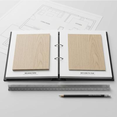 China Multi Substrate PVC Decorative Film 0.20-0.50mm Color Matched Melamine Sheet OEM Length for sale