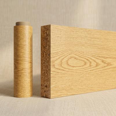 China PVC Decorative Foil and Melamine Paper Same Color System 1260mm Width Wood Grain for sale