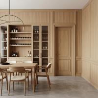 China Synchronized Wood Grain PVC Overlay Film for Bespoke Furniture MFC for sale