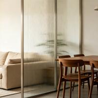 China Reeded Window Film | Fluted Privacy Glass Film | PET Decorative Glass Film for sale