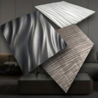 China Premium Figured Wood Veneer Film | 3D Rippled Grain Wall & Furniture Wrap for sale