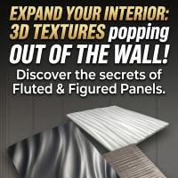 China Premium Figured Wood Veneer Film | 3D Rippled Grain Wall & Furniture Wrap for sale
