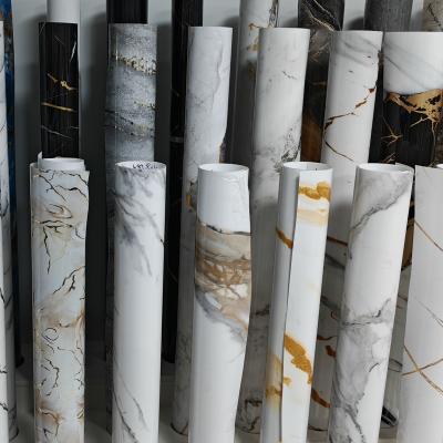 China Faux Marble Architectural Film | Matt Stone Pattern PVC Wall Wrap for sale