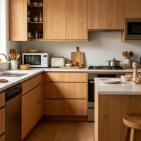 China Light Oak Wood Foil for Nordic Kitchen Fronts | 2D Lamination & Pressing Vinyl for sale