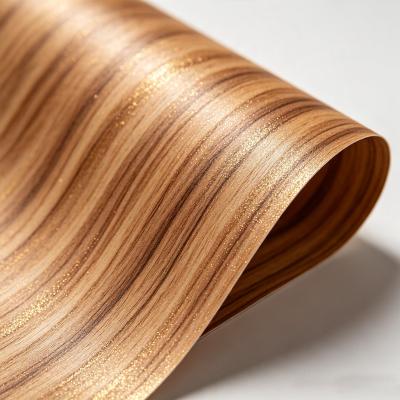 China Gold Wood Grain PVC Architectural Film | Self-Adhesive Surface Cladding Foil for sale