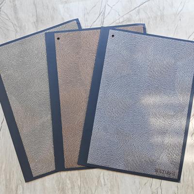 China Eco Concrete Textured Vinyl | Sustainable Spiral Cement Foil for Green Build for sale