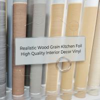 China Light Oak Wood Foil for Nordic Kitchen Fronts | 2D Lamination & Pressing Vinyl for sale