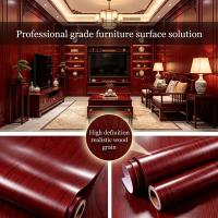 China Custom Size Natural Wood Grain PVC Decor Film 0.10-0.60mm High Definition PVC Foil for Furniture for sale