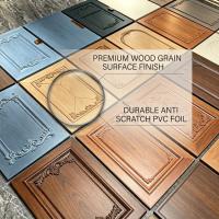 China Commercial Wood Grain PVC Film Foil Anti Scratch 0.14mm 0.16mm 0.18mm Thick for sale