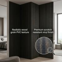 China OEM Realistic Wood Grain PVC Vinyl Wrap 0.10-0.60mm for Furniture Surface Stain Resistance for sale