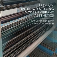 China 2.8m Seamless Gradient Decorative Film Rolls | Multi-Color Wall Panel Overlay for sale