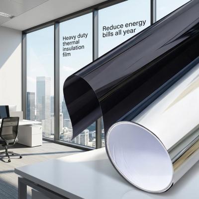 China Weatherproof Building Insulation Film Heavy Duty Window Energy Saver 72% TSER 0.68 Emissivity for sale