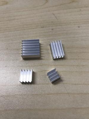 China Raspberry Heatsink Pi 4B for PCB Aluminum Silver Heatsink 4 sets With Adhesive Tape Aluminum Cooler for sale