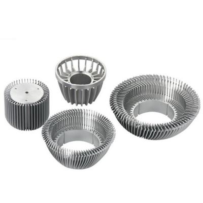 China Extrusion Aluminium LED Street Light Heat Sink Clear Anodized for sale